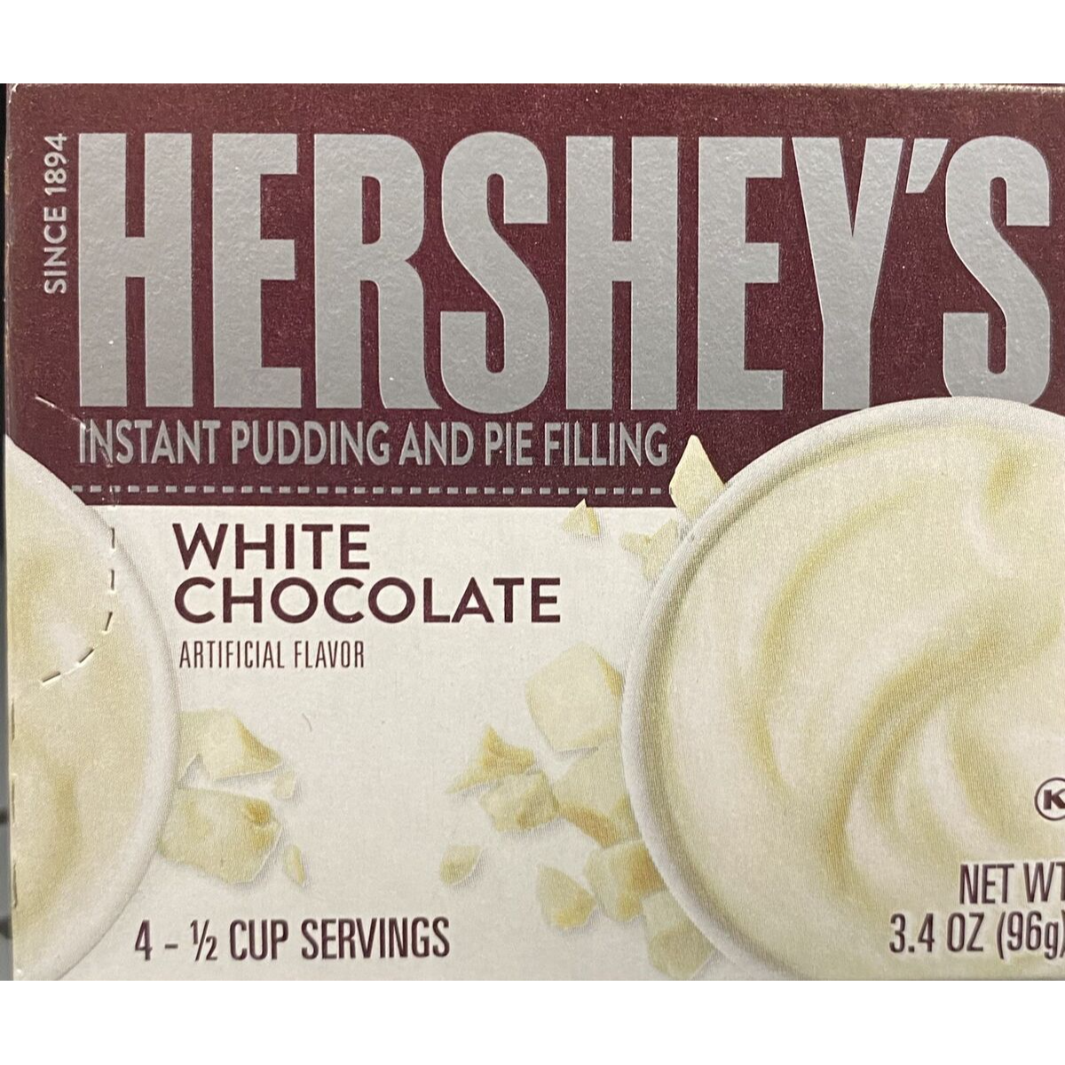 Hershey's Instant Pudding White Chocolate (96g)