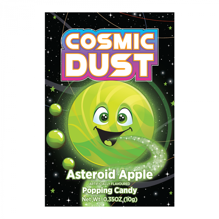 Cosmic Dust Asteroid Apple Popping Candy (10g)