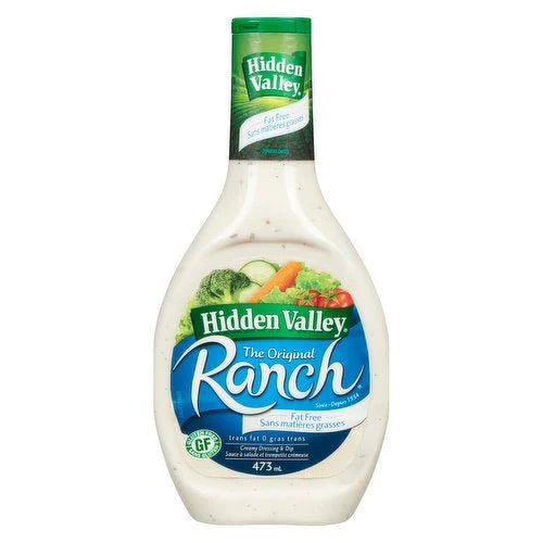 Hidden Valley Fat Free Original Ranch Dressing (473ml)