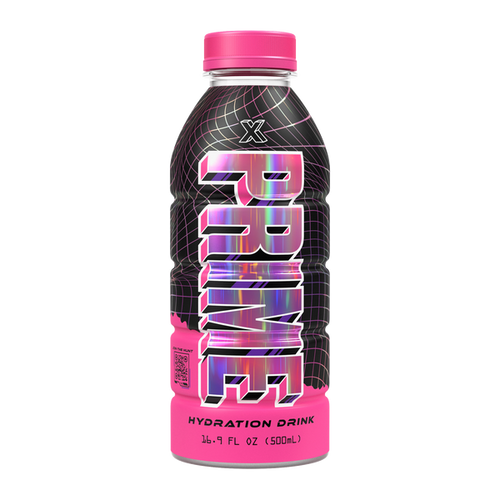 Prime Hydration X Pink Limited Edition Holographic Bottle (USA) (500ml